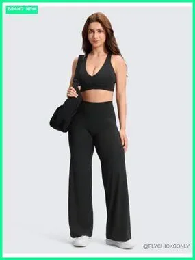 Pants & Jumpsuits | Soft Stretch High Waist Wide Leg Yoga Pants 3 ...